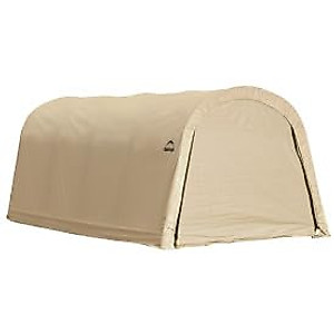 AutoShelter Roundtop 10 x 20 x 8 ft. Replacement Cover 7 oz. Sandstone