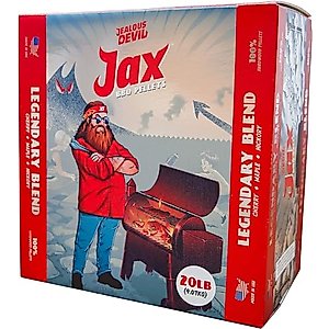 Jealous Devil Jax Legendary Blend BBQ Pellets, 20 lbs, Box, Brown, 320 OZ (JDJAXLEGEND20)