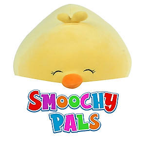Linzy Plush 15" Smoochy Pals Yellow Chick, Ultrasoft Stuffed Animal Plush Toy, Cute Squishy Hugging Plush Pillow, for Kids, Kawaii