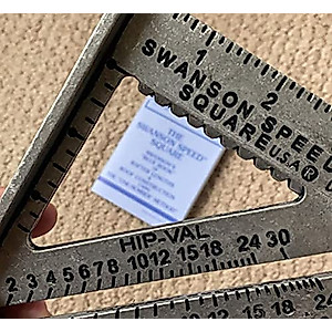 SWANSON Tool Co S0101 7 Inch Speed Square, Blue