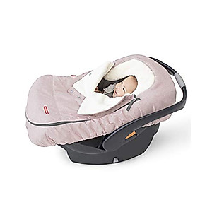 Skip Hop Winter Car Seat Cover, Stroll & Go, Pink Heather