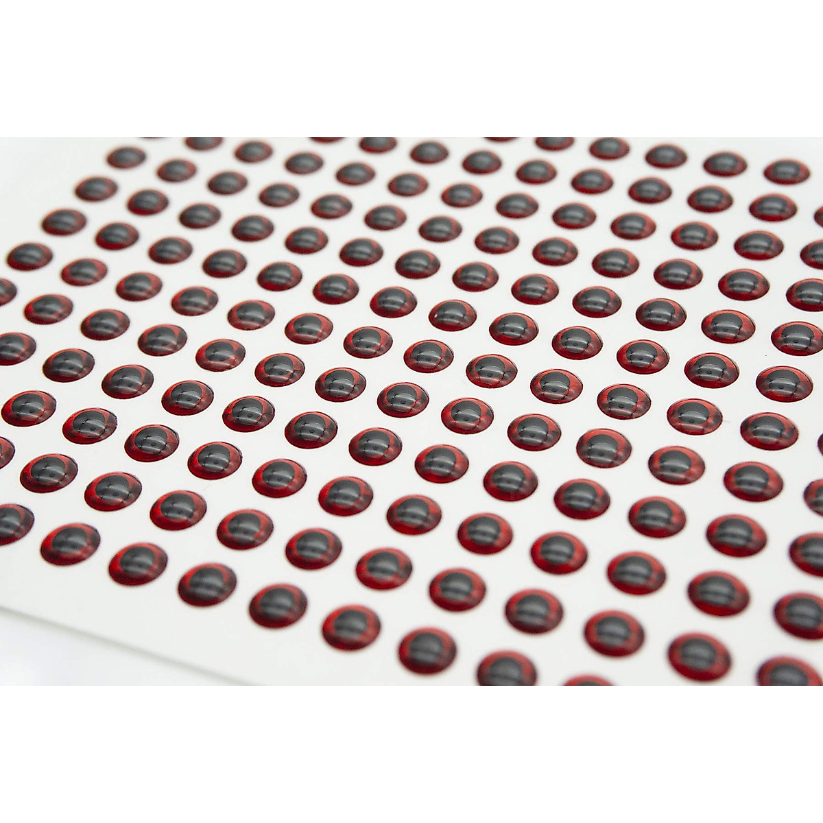 500pcs 3mm Red 3D Holographic Fishing Lure Eyes 3D Lure Eye 3D Soft Eye 3D Holographic Lure Eye Fly Tying, Jigs, Crafts