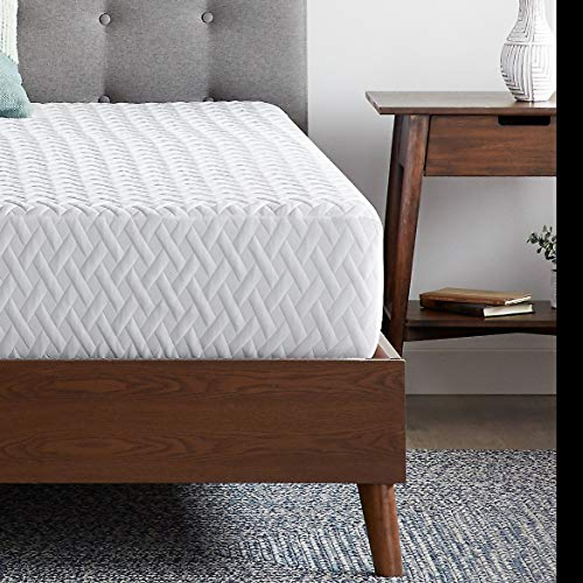 Edenbrook 10 Inch Gel Infused Memory Foam Mattress-Plush Mattress-Ventilated Memory Foam-Dual Layered-Bed in a Box