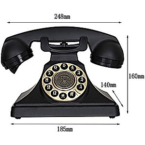 Phone Home Phone Desner Retro Phone/Rotary Dial Telephone/Retro Style Phone/Vintage Telephone/Classic Desk Dialler Landline Phone Vintage Business Office Landline (Button Style) (Button Style b)