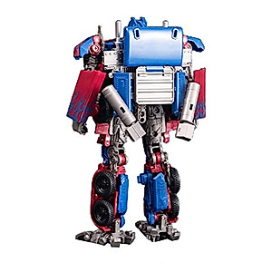 LIANGLIDE Transform Car Toy Deformed Car Robot Toys Alloy Version Robot Boy Model Figure Action Figure Toy Transforming Robot Car Toy for Boys and Girls Gifts(F)