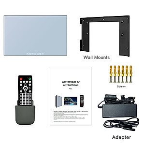 Soulaca Smart 22 inches Touchscreen Magic Mirror LED TV for Bathroom ATSC Tuner WiFi Bluetooth Integrated Vanishing Magic Mirror Full Touch Screen &Touch Key