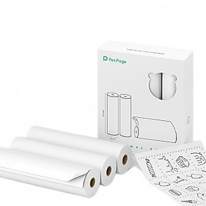 3Rolls / Box White Sticky Notes List Label Sticker Thermal Adhesive Photo Paper For Peripage A9 Max A9S Max Phomemo M04S / M04AS Mini Printer - 4 inch (107mm * 30mm)