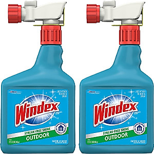 Windex Outdoor Glass & Patio Concentrated Cleaner, 2 ct, 32 fl oz