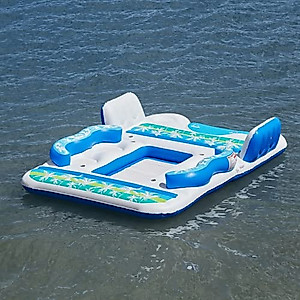 Member's Mark Paradise Island Float (Green, Island), 166 x 119 x 30