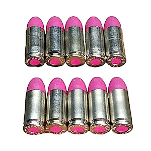 All American Training Rounds 9mm 124gr Dummy Training Snap Caps (Nickel and Pink - Set of 10)