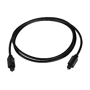 J-Tech Digital Toslink Digital Optical Audio SPDIF Cable 3ft