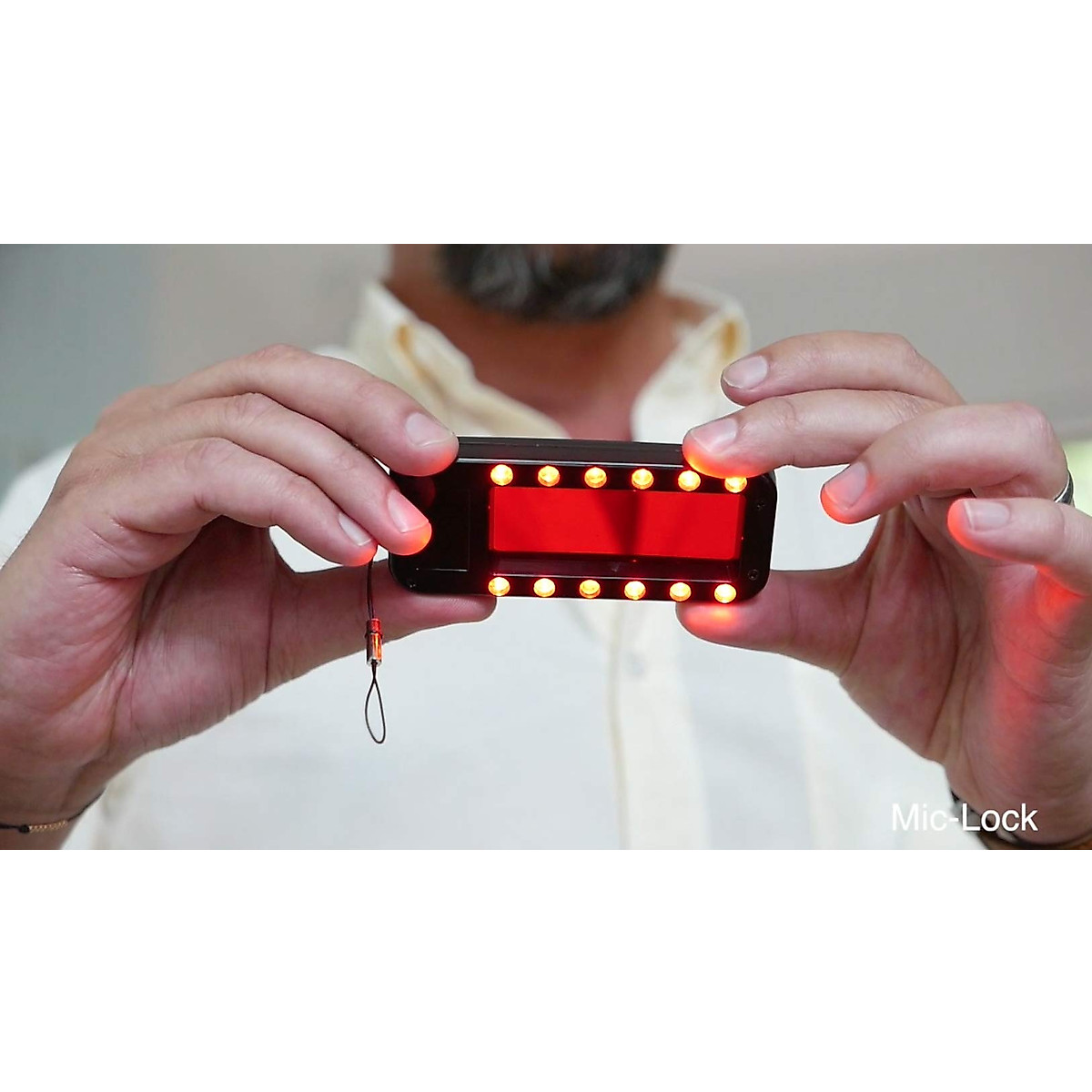 Mic-Lock Camera Finder - Anti Spy Hidden Camera Detector - Secure Business Meetings, Hotels & Vacation Rentals (Black)