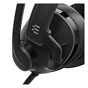 EPOS H3 Closed Acoustic Gaming Headset with Noise-Cancelling Microphone - Plug & Play Audio - Around The Ear - Adjustable, Ergonomic - for PC, Mac, PS4, PS5, Switch, Xbox - Onyx Black