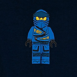 LEGO Ninjago Hoodies for Boys, Zip-Up Hooded Sweatshirts for Boys (Blue, Size 10/12)