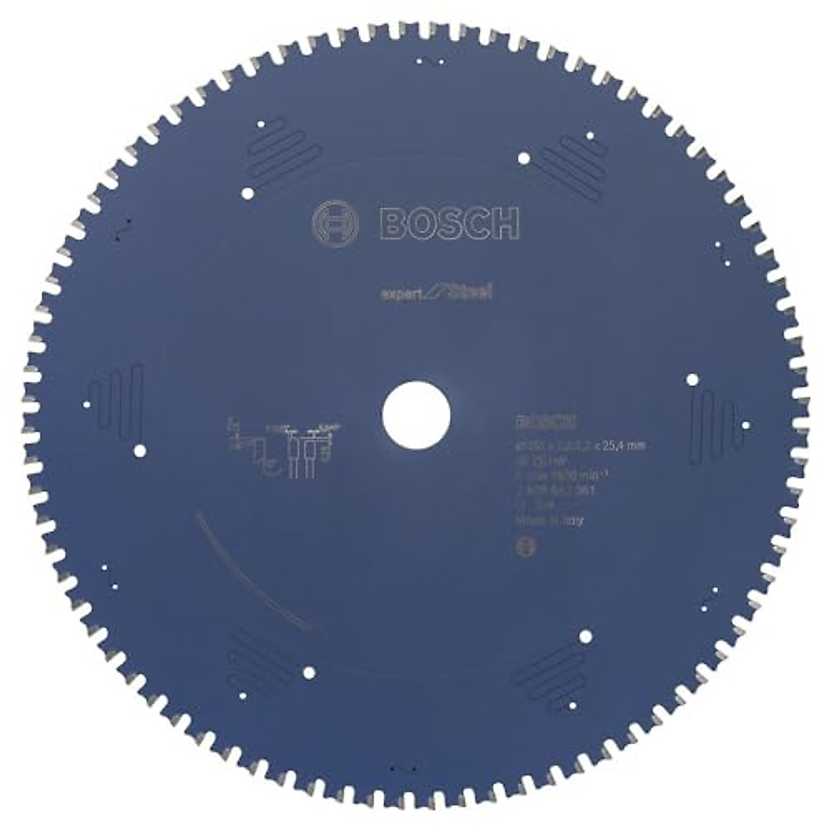 Bosch 2608643061 Circular Saw Blade "Top Precision" Exslb 12inx25, 4mm 80T