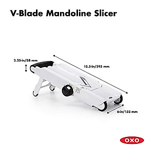 OXO Good Grips V-Blade Mandoline Slicer, White