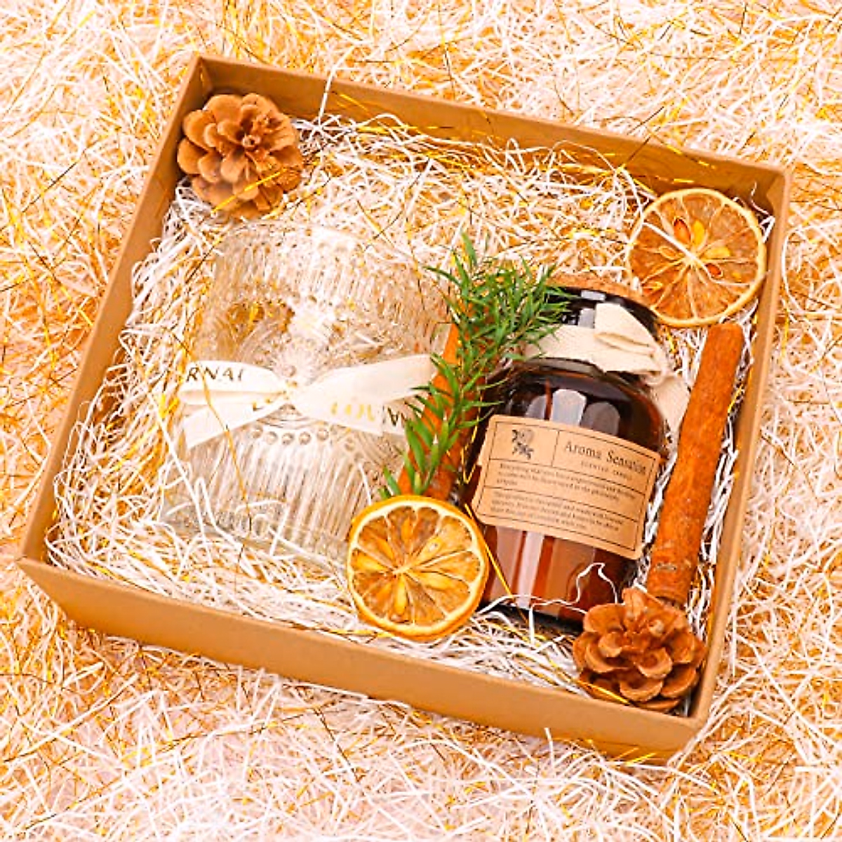 Zwish 1LB Basket Filler Iridescent Film PP Hamper Shreds Paper Shredded Crinkle Confetti for fo Gift Basket, Bags Packaging Filling-White & Gold