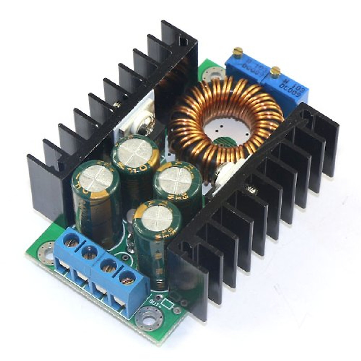 DROK DC 24V to 12V CC CV Step Down Volts Regulator Constant Current Voltage 8A DC Adjustable Buck Converter 7-40V to 1.2-35V LED Driver Charger Module with Charging Indicator Solar Power Supply DIY