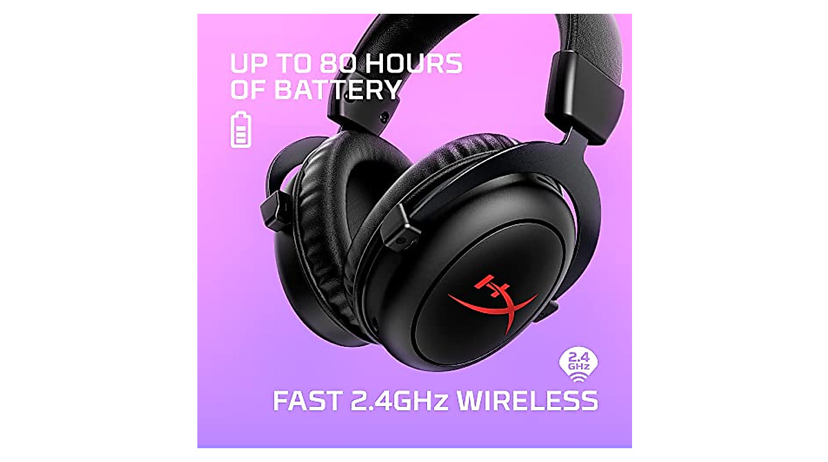 HyperX Cloud II Core Wireless Headset - 80 Hours Battery