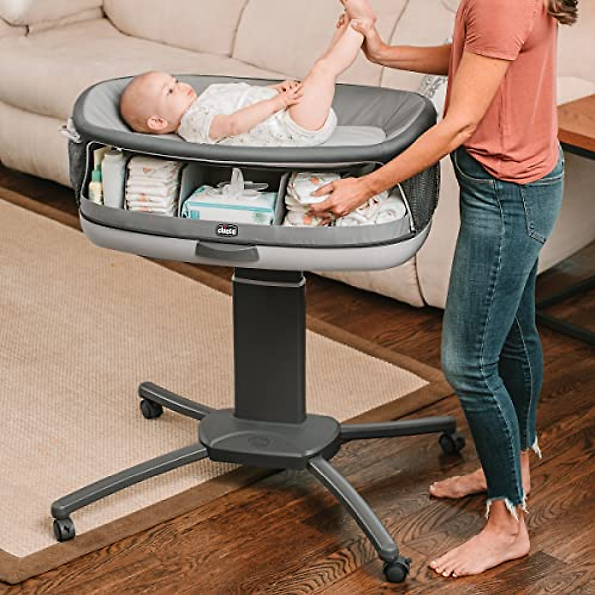 Changer & Organizer addition for the Chicco Close to You SE – Grey