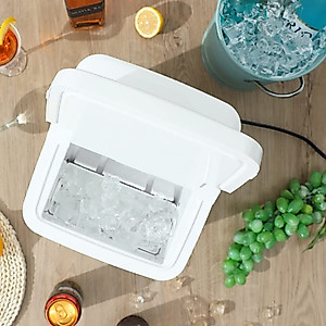 BybAgs ICES Small Dormitory Home Mini Student Automatic Round Ice Block Makinghine/a/250X307Mm