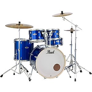 Pearl Export EXX 5-Piece Drum Set with Hardware - Fusion Configuration-High Voltage Blue