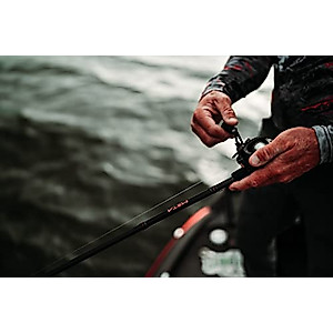 13 FISHING - Inception G2 Baitcast Reel - 7.3:1 Gear Ratio - Left Hand Retrieve (Fresh) - ING2-7.3-LH, Black