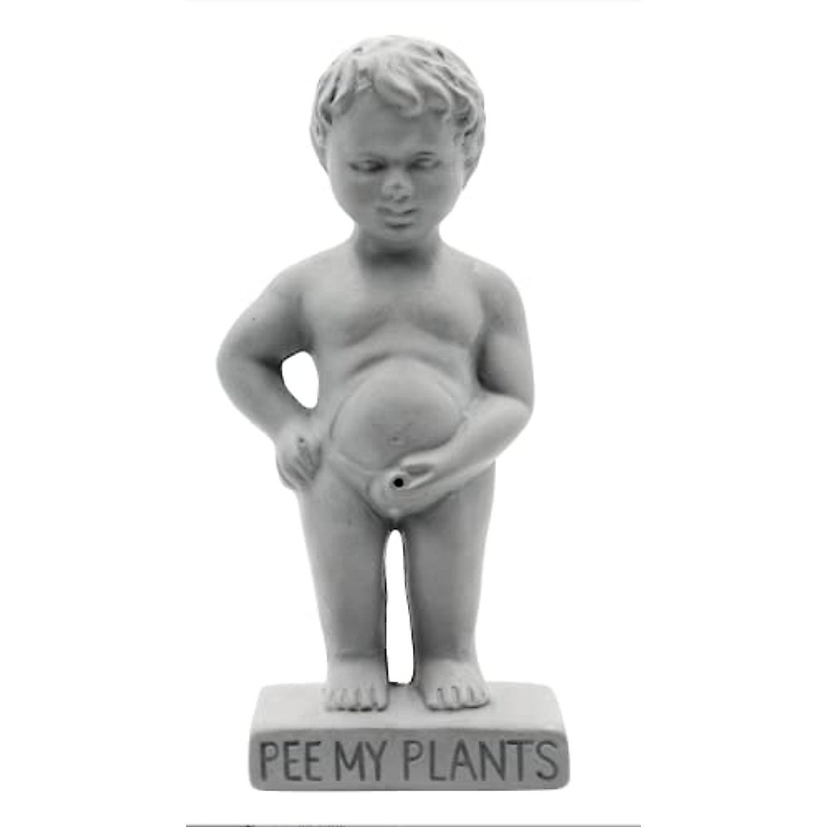 NPW-USA Plant Life Pee My Plants, Garden Statue, Color-Stone
