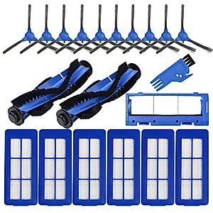 Replacement Parts for Eufy RoboVac 11S Max, Accessories Kit for RoboVac 15C Max 30C Max 35c Max 15t Max 39 Max Series G10 G20 G30 G32 Edge Verge Hybrid (NOT FOR G40 G35 L35 L70 X8)