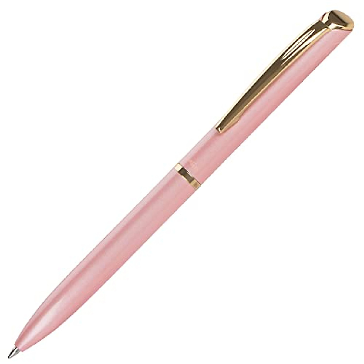 ENERGEL Pentel Style Gel Pen with Gift Box, Pastel Pink Barrel, Black Ink, (0.7mm) Medium Line