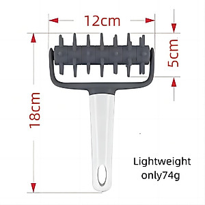 BigBigMe Pizza Dough Docker Docker Dough Bubble killer Time-Saver Pizza Dough Roller Docker Dough Blistering Killer, Pizza Docker Roller for Home Kitchen, Pizza Making Accessories, Pizza Docking Tool