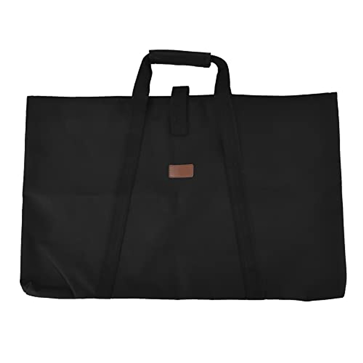 Watris Veiyi Black Folding Tables Storage Bags, Sponge Interlayer Waterproof Oxford Cloth Outdoor Multifunctional Carrying Bag for Picnic