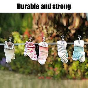 TWGJM 40 Pack Chip Clips Bag Clips Food Clips, 2 Inch Clothes Pins with Multiple Colors Plastic Clip for Bags Food Packages, Laundry, Paper (Multicolor-Plastic)