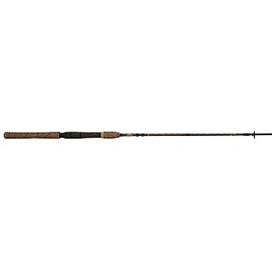 Berkley 6’ Lightning Rod Spinning Rod, One Piece Spinning Rod, 6-12lb Line Rating, Medium Light Rod Power, Moderate Fast Action, 1/16-3/8 oz. Lure Rating,Brown