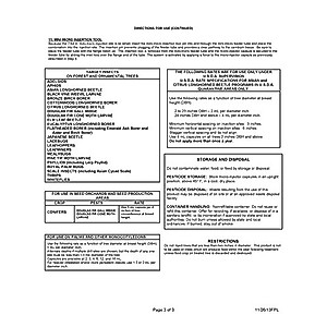 Mauget Imicide 2ml, Tree Injector, Insecticide, Containing Imidacloprid 10%, Merit, Pack of 24 Caps