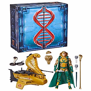 G. I. JOE,Classified 6 Inch Action Figure Exclusive-Serpentor & Air Chariot