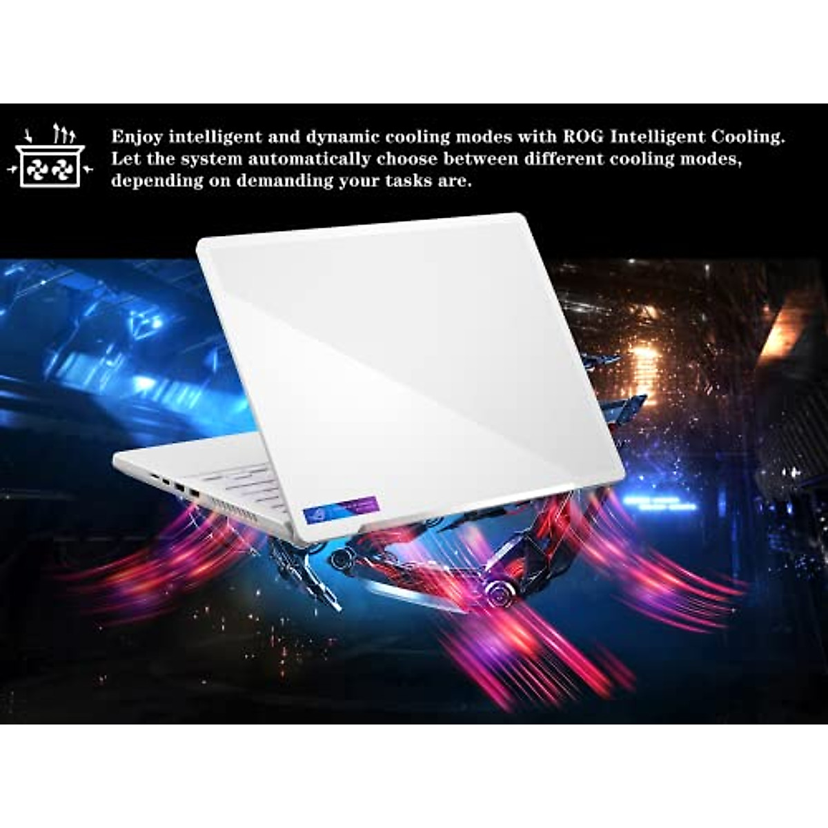 ASUS 2023 ROG Zephyrus 14" WQXGA 120Hz Gaming Laptop, AMD Ryzen-9 6900HS, 40GB DDR5 RAM, 4TB PCIe SSD, RGB Backlit Keyboard, AMD Radeon RX 6700S, Win 11, White, 32GB SnowBell USB Card