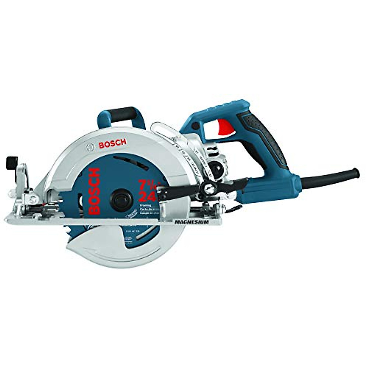 BOSCH 7-1/4-Inch Worm Drive Circular Saw CSW41, Blue
