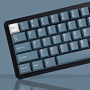 DROP DCX Permafrost Keycap Set, Doubleshot ABS, Cherry MX Style Keyboard Compatible with 60%, 65%, 75%, TKL, WKL, Full-Size, 1800 layouts and More