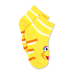 Sesame Street Kids Quarter Length Socks, 6 Pair Pack, Multi, 2T-4T Toddler Boys (Shoe 4-7)