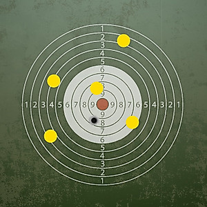 ChromaLabel 3/4 Inch Circle Sticker Labels, Easy to Write On Round Colored Stickers, 42 Sheets of Permanent Labels - 1008 Dot Stickers, Yellow Stickers