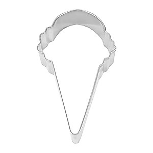 R&M International 5106 Summer Time Cookie Cutters, Ice Cream Cone, Sunshine, Sunglasses, Flower, 4-Piece Set,Silver