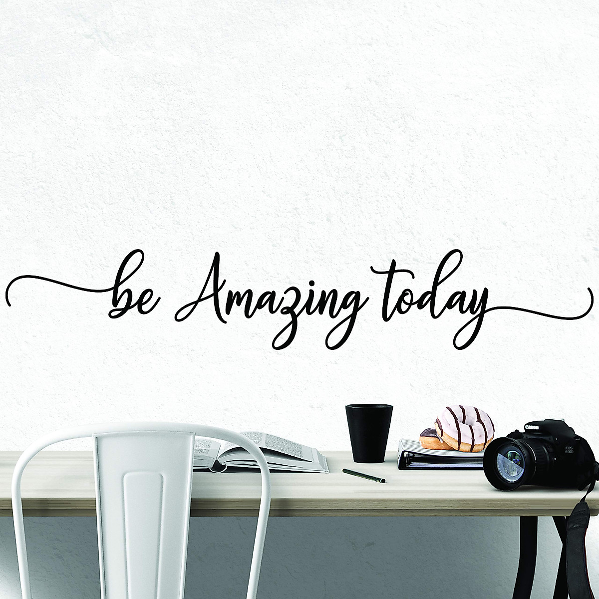 My Vinyl Story - Be Amazing Today - Wall Decals for Bedroom Inspiring Motivational Decal Quote Religious Words and Saying Sticker Sign Family Decor Removable Vinyl for Living Room Home 36x7 Inches