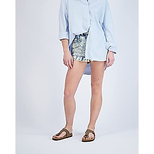 CUSHIONAIRE Women's Leah Cork footbed Sandal with +Comfort BROWN, 8