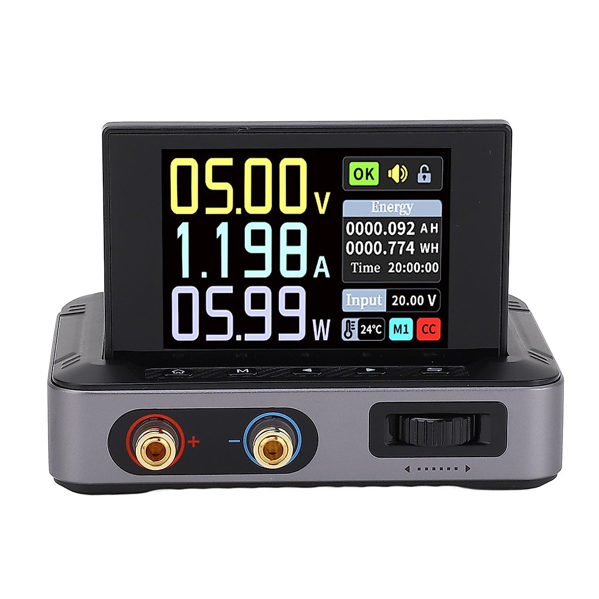 Fockety DC Power Supply Variable, DPS 150 CNC CNC DC Power Supply 30V 5A 150W Digital Display Portable DC Regulated Power Supply for Experimental Research, Production Testing