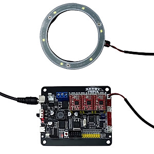 Spindle Light for CNC Milling Machine, Waterproof Magnetic LED Work Lights 12V Engraving Machine Magnetic Ring Spindle Lamp, Vertical Light Source Without Shadow (80mm)
