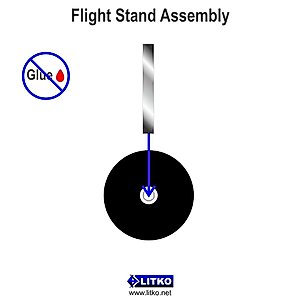 LITKO RPG Round Flight Stands | Role Playing Games | Compatible with Dungeons and Dragons | Compatible with Pathfinder | Circular Black Base (3-inch Huge)
