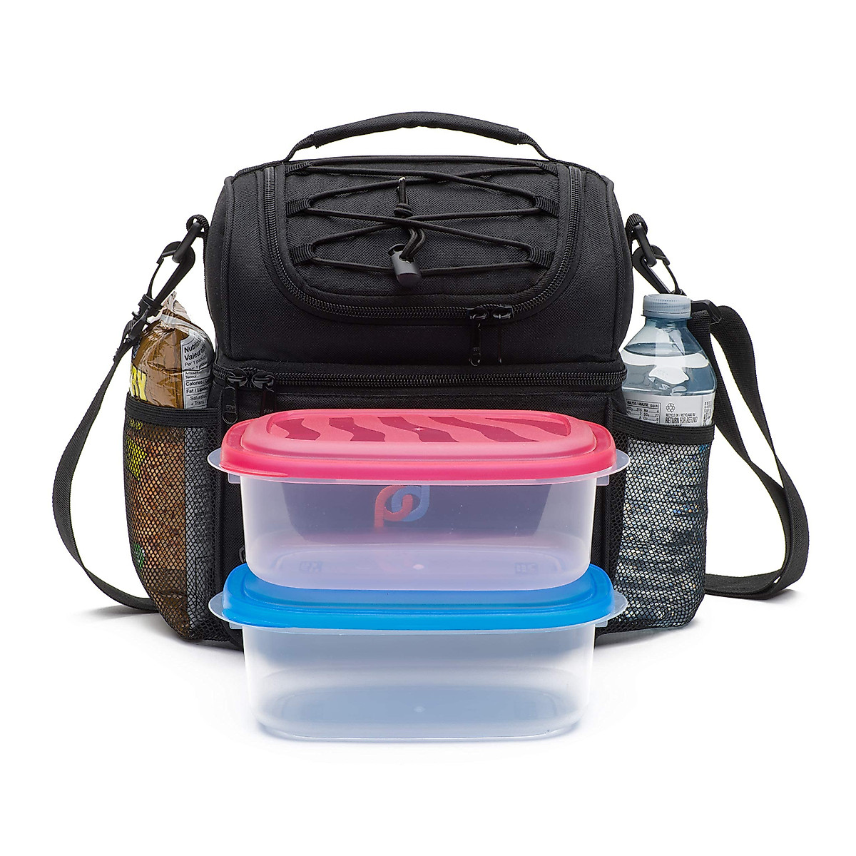 6-Cans (355 ml) Cooler Lunch Bag with Leakproof Hardliner Bucket. Hold 6 Regular Size (355 ml) Cans Without Ice.