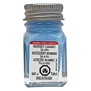 Enamel 1/4 oz Flat Sky Blue