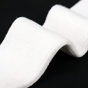 F Flammi Cashmere Blended Arm Warmer for Women Winter Fingerless Gloves Knit Mitten Gloves Wrist Warmer with Thumb Hole